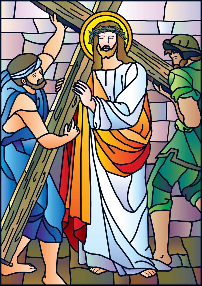 예수님 십자가지심 IM2-2 교회시트지