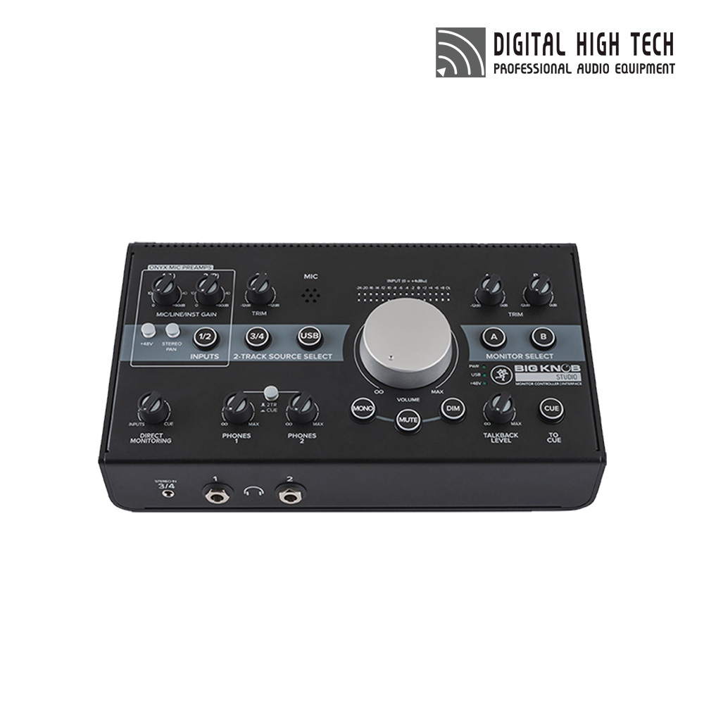 프리버드 | Mackie 스튜디오 모니터 컨트롤러 Big Knob Studio (USB, 96kHz, 24-bit)
