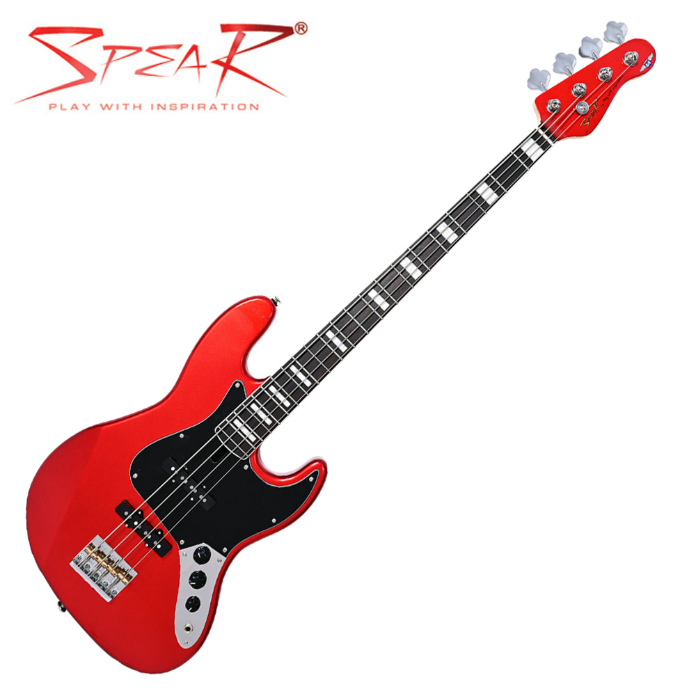프리버드 | 2025 NEW SPEAR!! Spear 스피어 일렉베이스 SAJ-250P Red Metallic