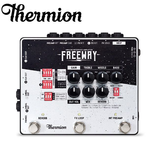 프리버드 | Thermion 이펙터 Freeway 아날로그 앰프시뮬 & 인터페이스