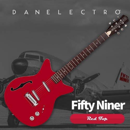 프리버드 | Dan Electro 댄 일렉트로 일렉기타 Fifty Niner (Red Top)
