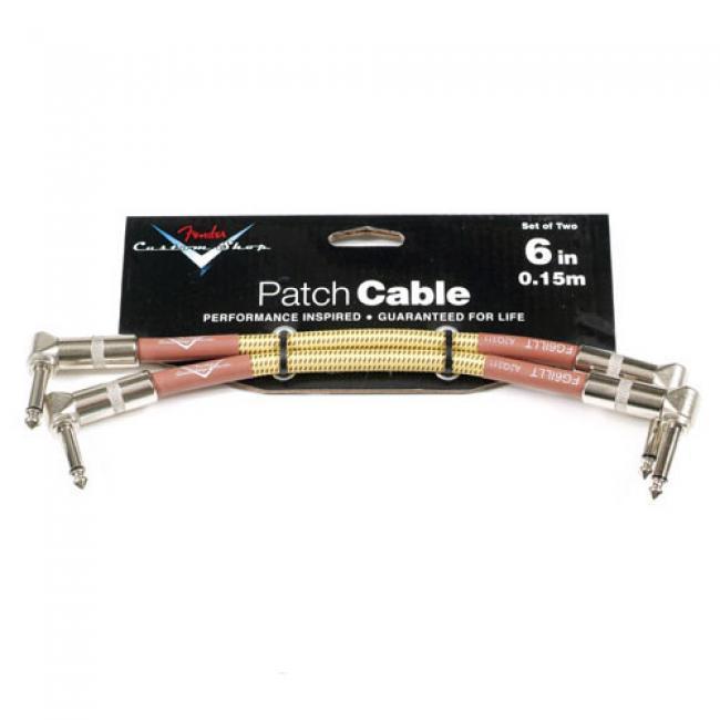 프리버드 | Fender Custom Shop 6 inch Patch Cable 2 Pack (15cm x 2) (099-0820)