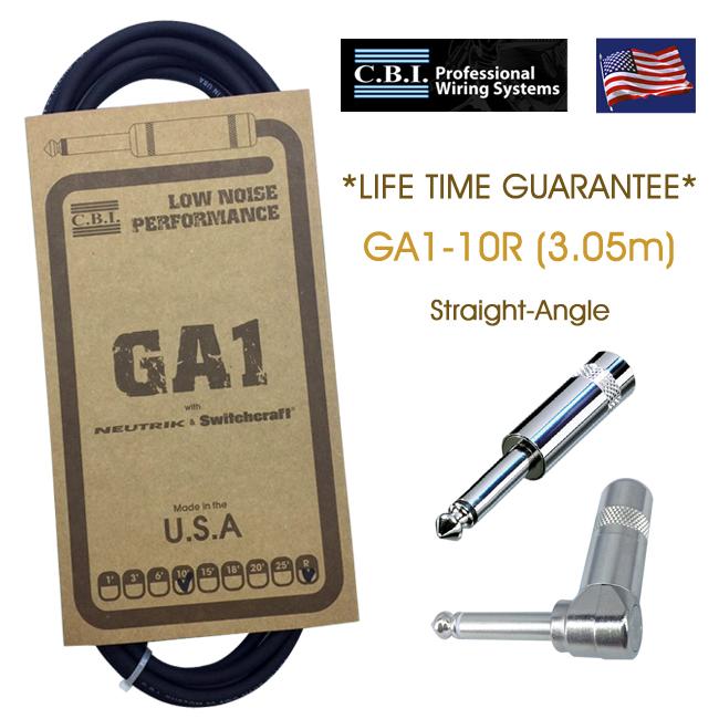 프리버드 | [추석세일쿠폰] C.B.I 악기케이블 GA1-10R Custom Cable (Straight to Angle, 3m ...