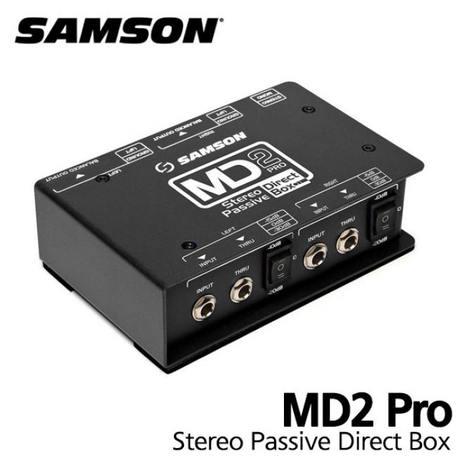프리버드 | Samson 다이렉트박스 MD2 Pro - Stereo Passive Direct Box (MD2PRO)