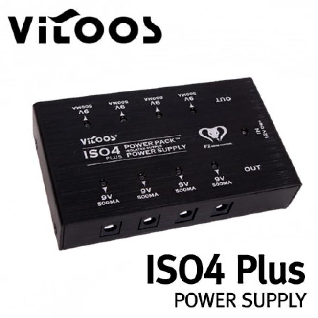 프리버드 | 당일발송!특급가격!] 단연 최고성능! 8개의 완벽 독립출력 파워서플라이!! VITOOS ISO4 Plus Power Supply Guitar Effect ...