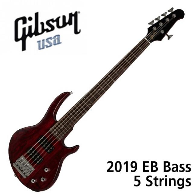 프리버드 | 2019 NEW Gibson !! Gibson USA EB Bass 5 Strings 2019 Wine Red ...