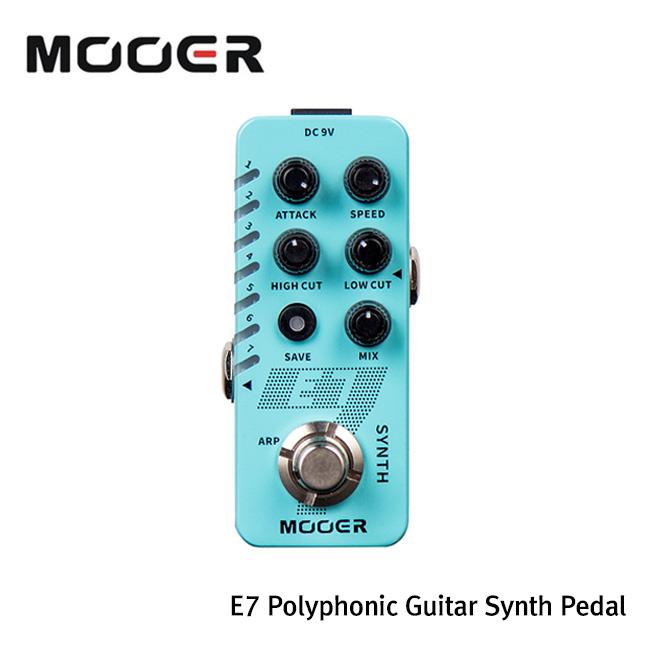 프리버드 | MOOER AUDIO 이펙터 E7 Polyphonic Guitar Synth Pedal