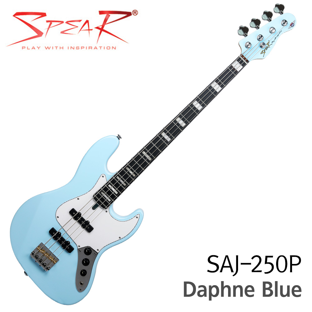 프리버드 | 기타 사면 앰프가 백원!! Spear 일렉베이스 SAJ-250P Daphne Blue
