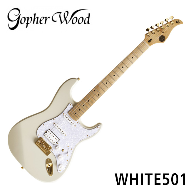 프리버드 | Gopher Wood 고퍼우드 일렉기타 S-classic V WHITE501