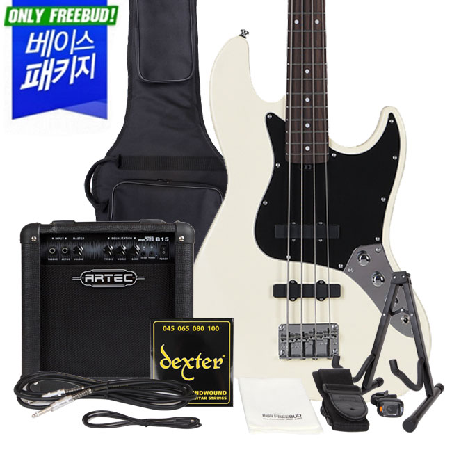 프리버드 | [썸머ROCK캉스 쿠폰] 프리버드 가성비 앰프 풀 패키지! HEX 헥스 베이스기타 B100 (2 Color)