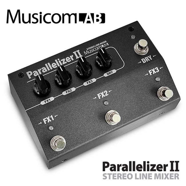 프리버드 | MusicomLAB 스테레오 라인 믹서/스위쳐 PARALLELIZER II