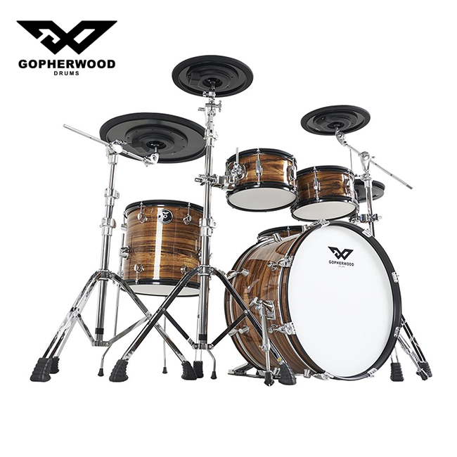 프리버드 | Gopher wood 고퍼우드 전자드럼 X9 Brown Wood Grain