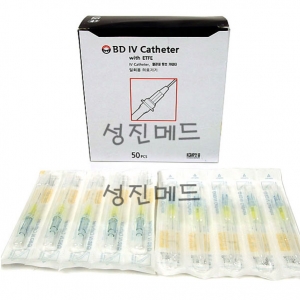 [BD] 정맥 IV카테타 Angiocath Plus (50ea/1.16inch) 20G/382434