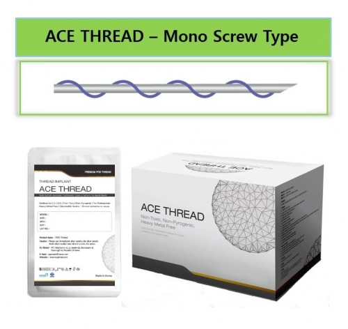ACE PDO thread - Mono Screw Type (60 pcs) - 12 Sizes