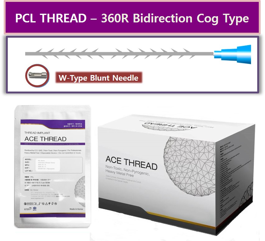 ACE PCL Thread - 360R Bidirection Cog / W-Type Blunt (100pcs)